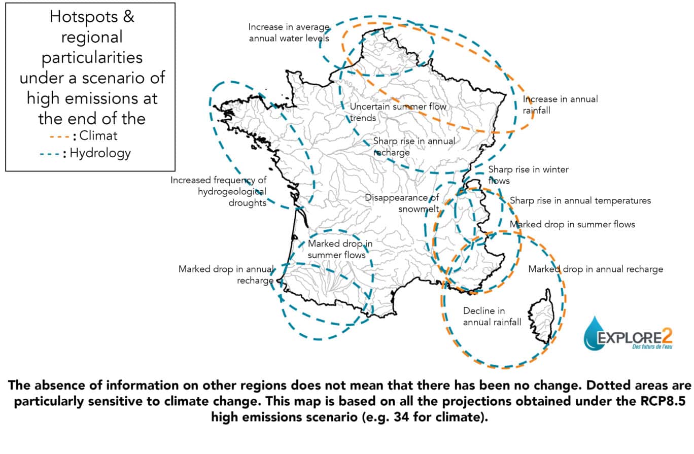 What future can we expect for water resources in France?